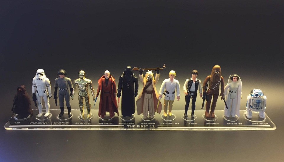 1 x Synergy Stands - Vintage Star Wars First 12 Stand (display stand ...
