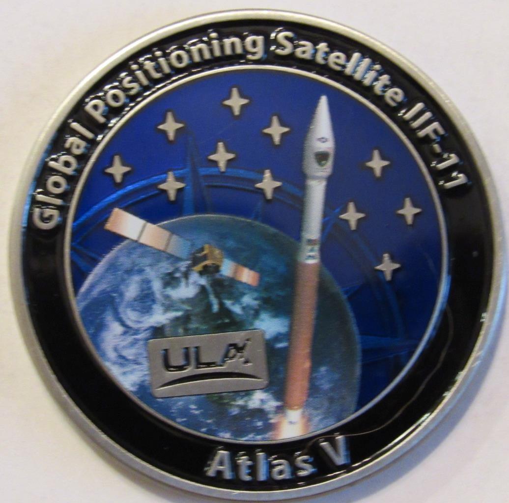 ORIGINAL ULA GPS IIF-11 ATLAS V SPACE LAUNCH COIN MISSION SUCCESS | eBay