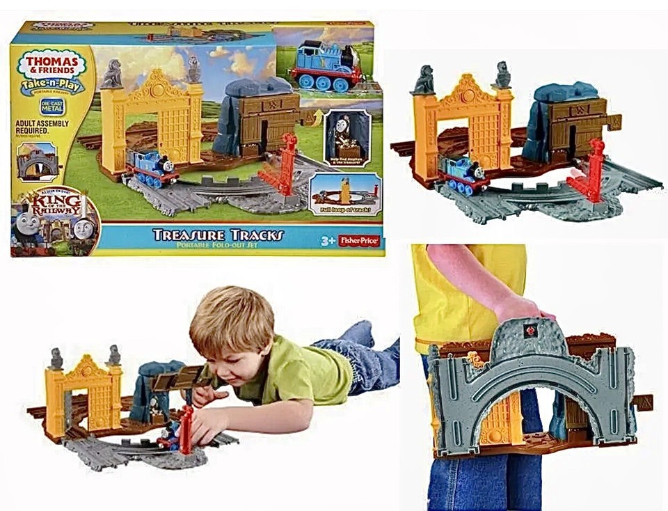 Thomas & Friends Take n Play Thomas Treasure On The Tracks Fold-Out ...