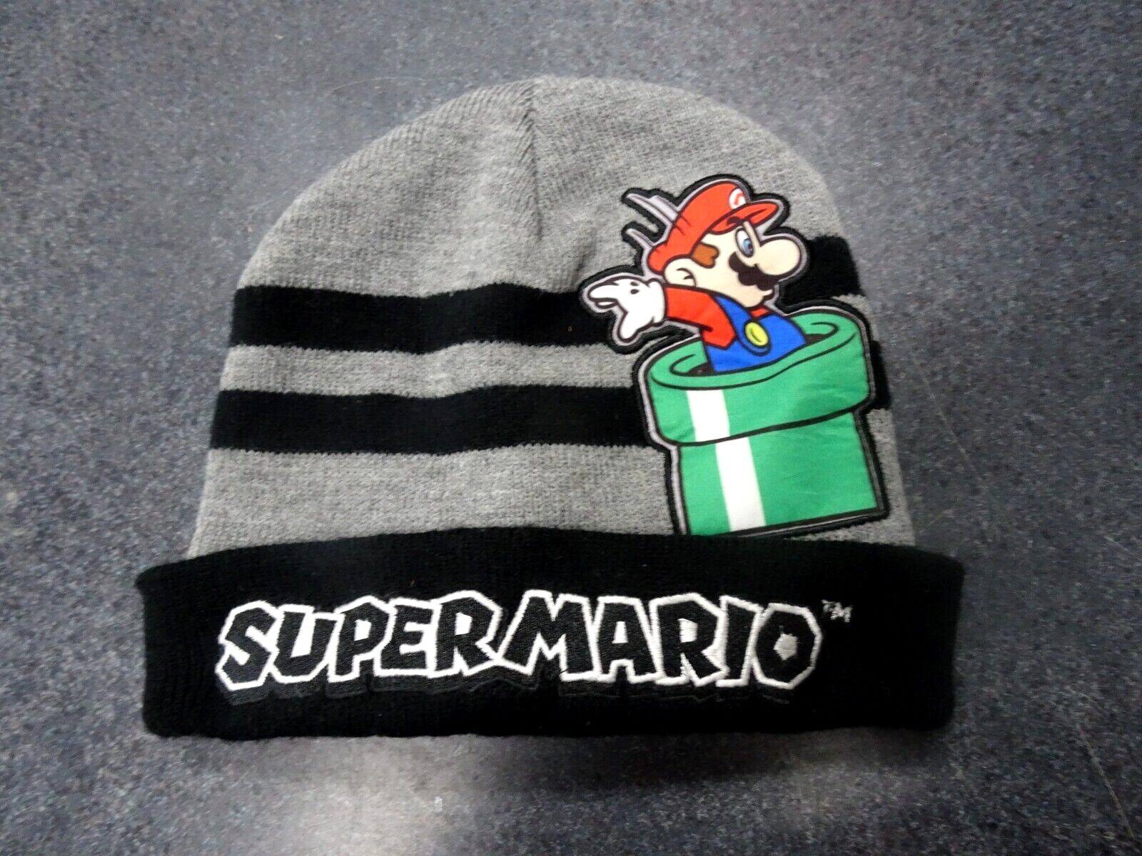 Nintendo Super Mario Knit Beanie Cap Hat-Used OSFM 2020 Nintendo | eBay