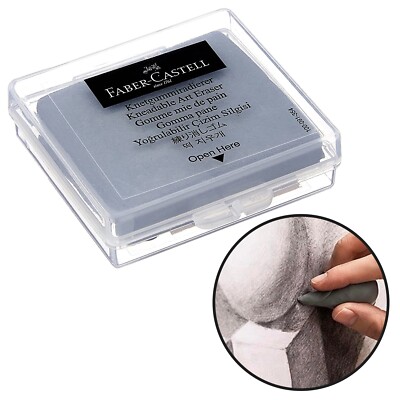 Faber Castell Rubber Eraser Kneaded Putty for Charcoal & Pastel 127220 ...