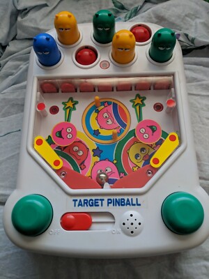 Vintage Pop-up Targets Hitting Electronic Pinball Machine Battery Toy ...