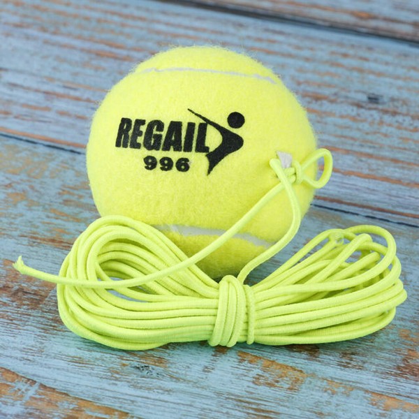 Elastic Rubber Band Tennis Ball Single Practice Training Belt Line Cord ...