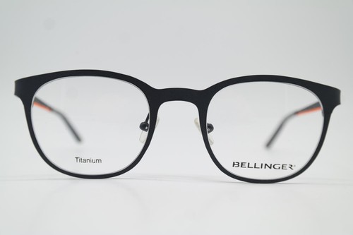 Lunettes BELLINGER DENMARK Walk Titanium Métallique Ovale Monture Neuf ...