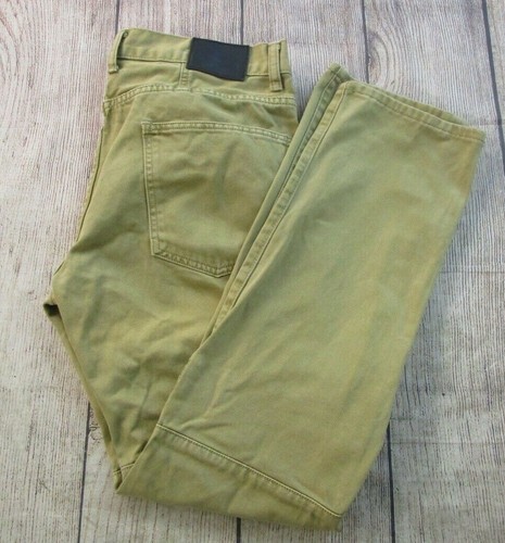 NICE Dope Brand Textured Pattern Button Fly 100% Beige Tan Pants Men's ...