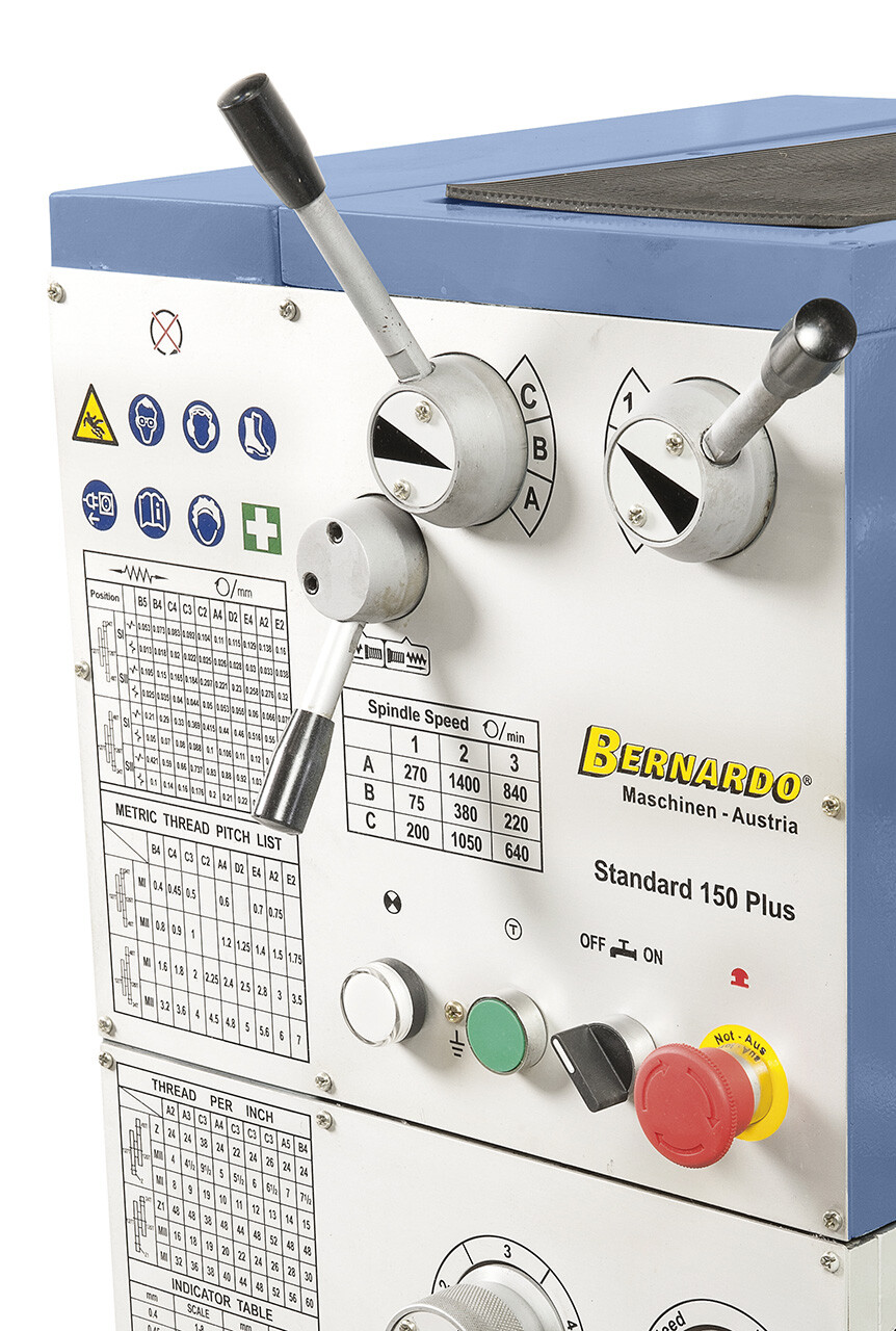 BERNARDO Leit-und Zugspindeldrehmaschine Drehmaschine Drehbank Standard 150 Plus | eBay.de