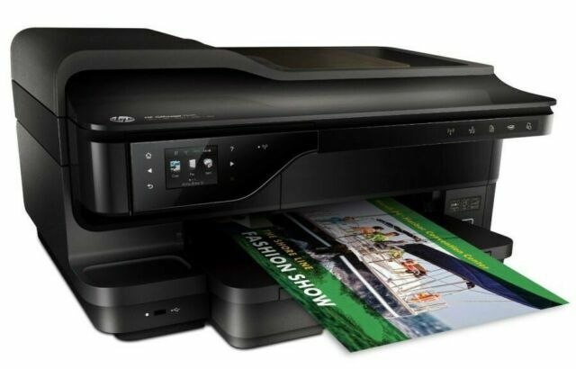 HP G1X85A OfficeJet 7612 Wide Format All in One InkJet Printer - Black ...
