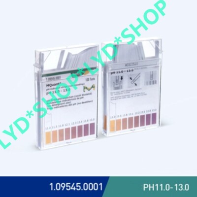 100PCS/Box New For Merck precision PH test paper 11.0-13.0 1.09545.0001 ...