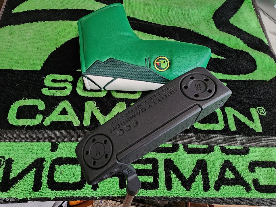 Rare Scotty Cameron Select Newport Custom Shop Black Bullet Back Putter ...