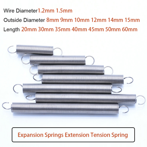 Expansion Springs Extension Tension Spring Expanding Springs Wire Dia1 ...