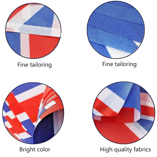 SALE BARGAIN Union Jack Bunting 2 SIZES 20 - 280 Flags 10M - 100M Free ...