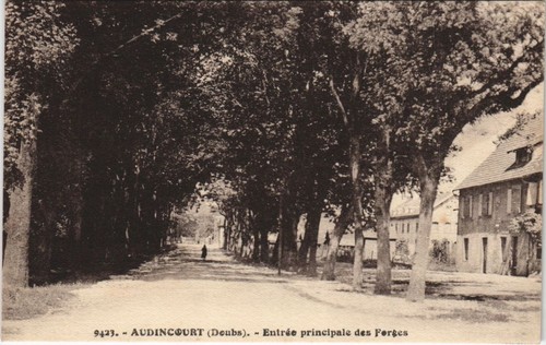 CPA AUDINCOURT - Entrée pincipale des Forges (131286) | eBay