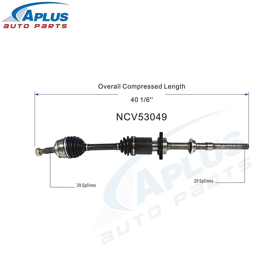 CV Axle Shaft Front Right for Nissan Murano 3.5L AWD 2003 2004 2005 ...