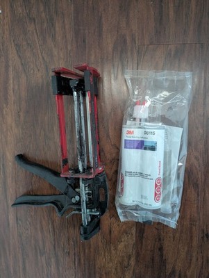 3M 08115 Automix Body Panel Bonding Adhesive & 08571 Applicator Gun ...