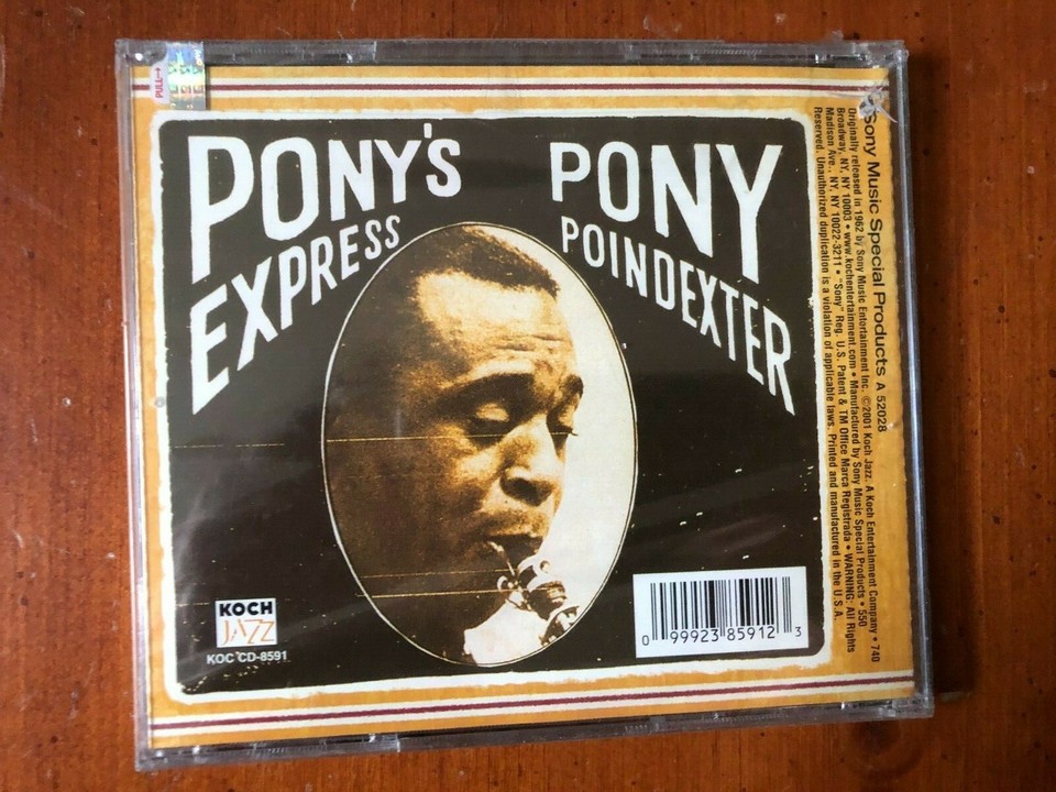 NEW (SEALED) CD: PONY POINDEXTER: PONY'S EXPRESS: CUT-OUT: DRILL HOLE ...