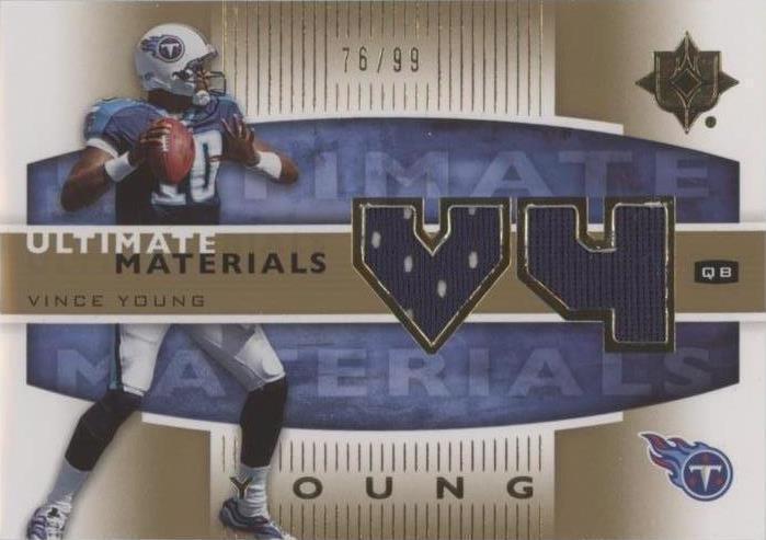 2007 Ultimate Collection - Ultimate Materials Vince Young #UM-VY Gold ...