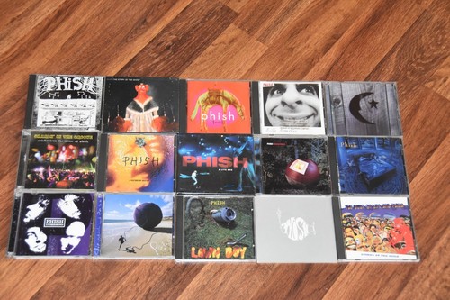 Lot of 15 PHISH Cd's Rift Junta Hoist Lawn Boy Undermind Live Tribute ...