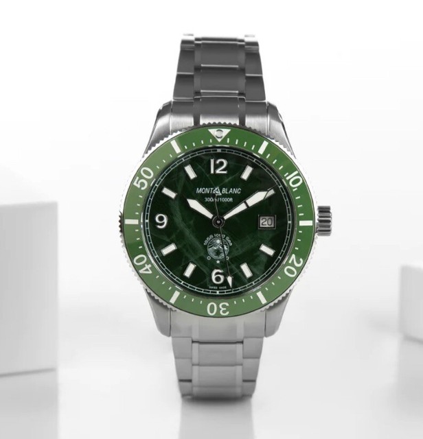 Montblanc Watch Iced Sea Diver MB129373 Stainless Steel for sale online ...