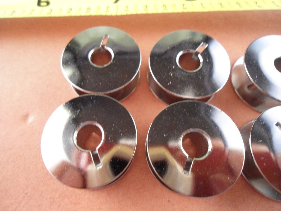 10 Pfaff Metal Bobbins 97,138,1473CD,1475,1475CD,1520,1214,1215,1216 ...