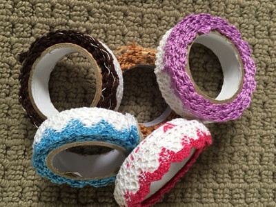 Fabric stick on lace tape for craft / scrapbooking 1 metre. | eBay