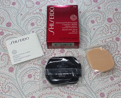 SALE! NEW Shiseido Advanced Hydro-Liquid Compact (Refill) SPF 15-D20 ...