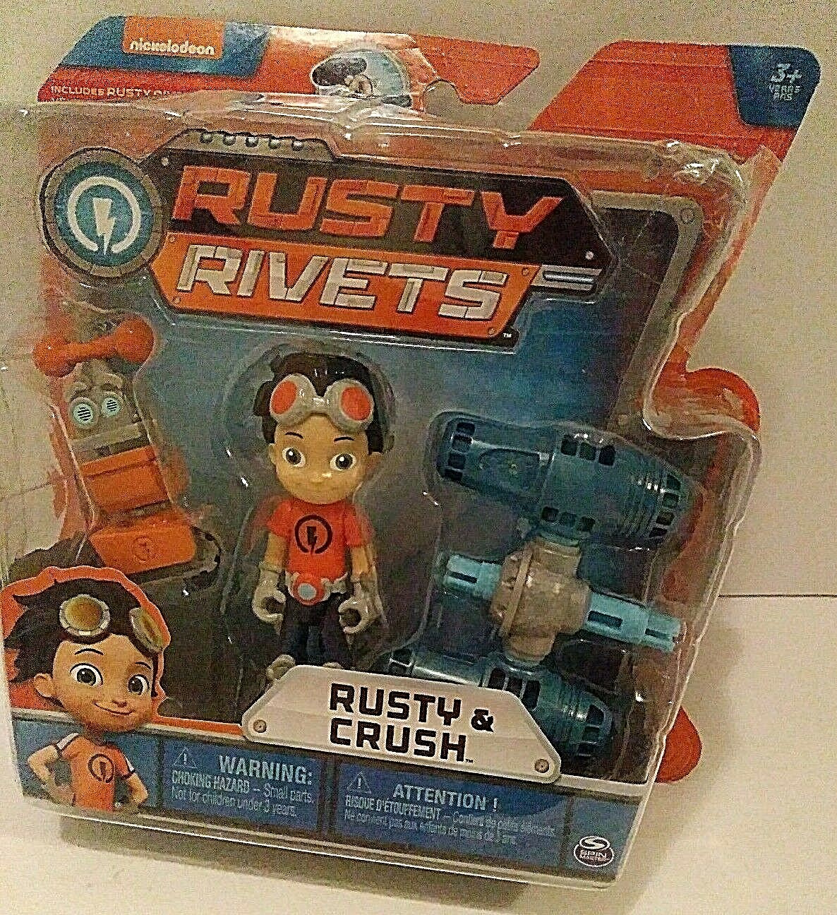 Rusty Rivets Rusty & Crush Toy System Build Nickelodeon Spin Master New ...