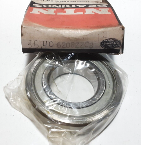 NTN 6208ZZ C3 Bearing Double Metal Seal 40x80x18 mm 6208-Z Japan 6208 ...