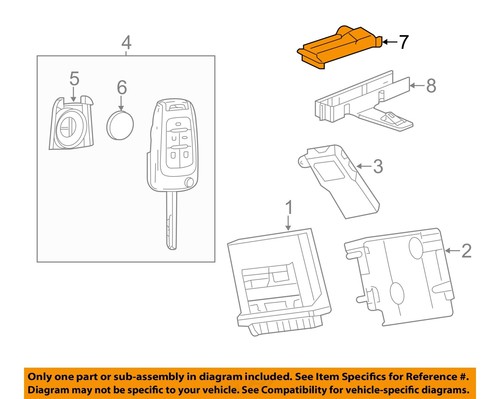 GM OEM Keyless Entry-Antenna 13502549 | eBay