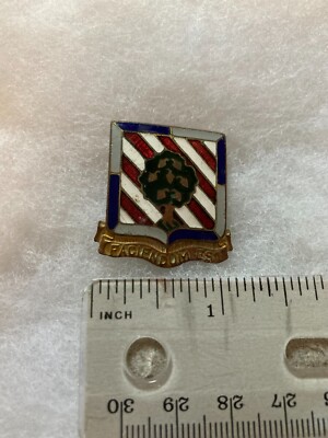 Authentic WWII US Army 104th Engineer Regiment Crest DI DUI Insignia 1A ...
