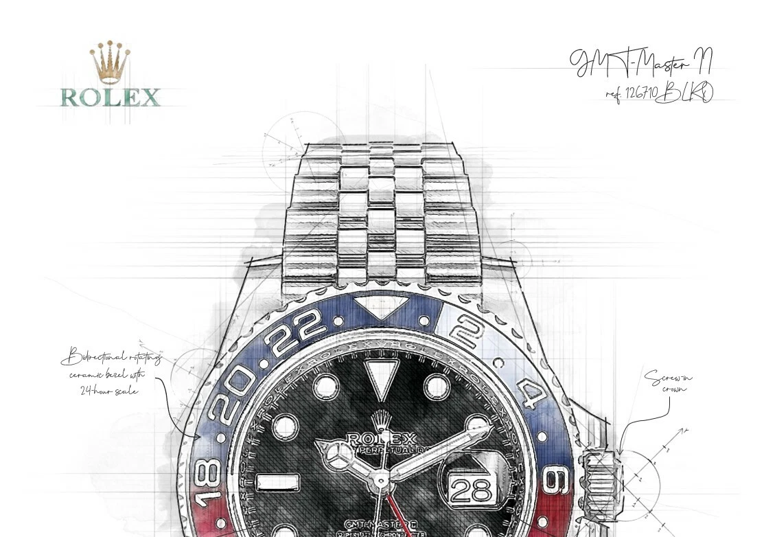 Rolex Drawing