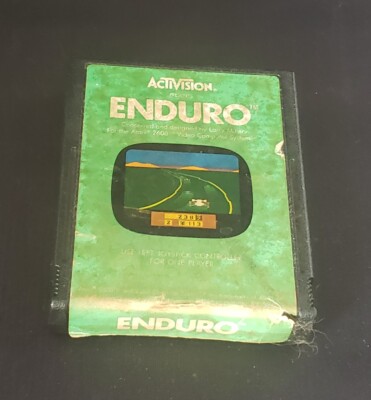 ATARI 2600 Enduro Activision Video Game Tested GC | eBay