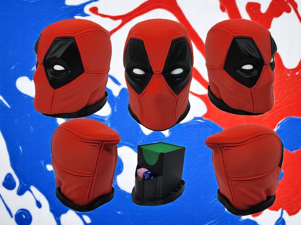 MTG Deadpool Deck box for EDH Marvel Commander Magic the Gathering 100 ...