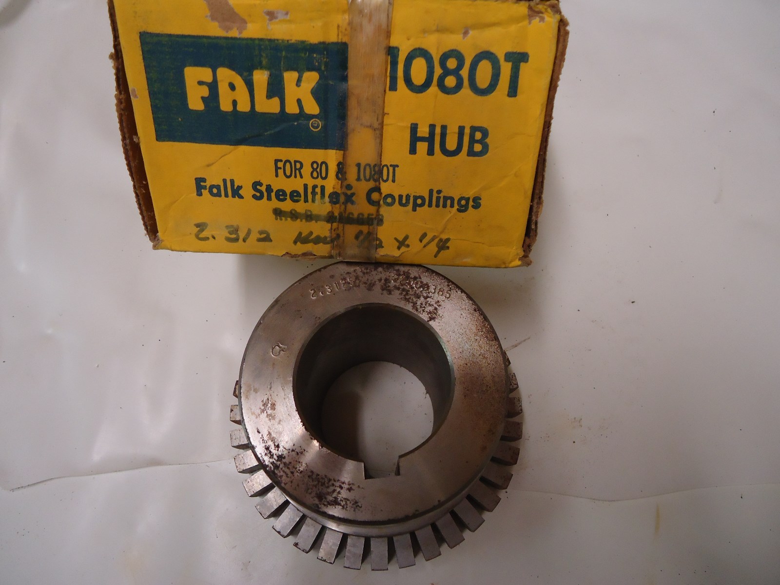 Falk 1080T Hub Steelflex Coupling 2.3125 KW Bore 1/2 x 1/4 Part ...