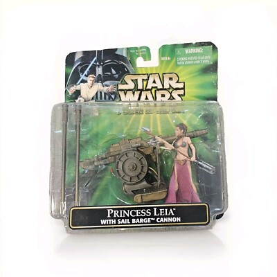Star Wars Power of the Jedi Princess Leia Sail Barge Cannon Deluxe ...