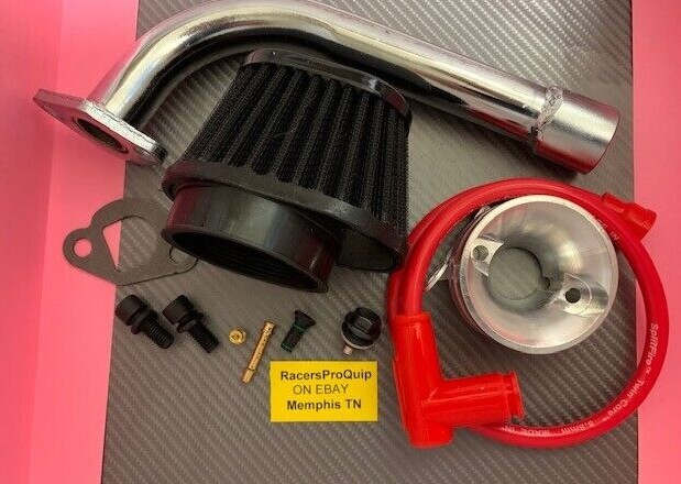 Predator 212 Stage 1 Kart Mini Intake Filter Jets Ignition Exhaust ...