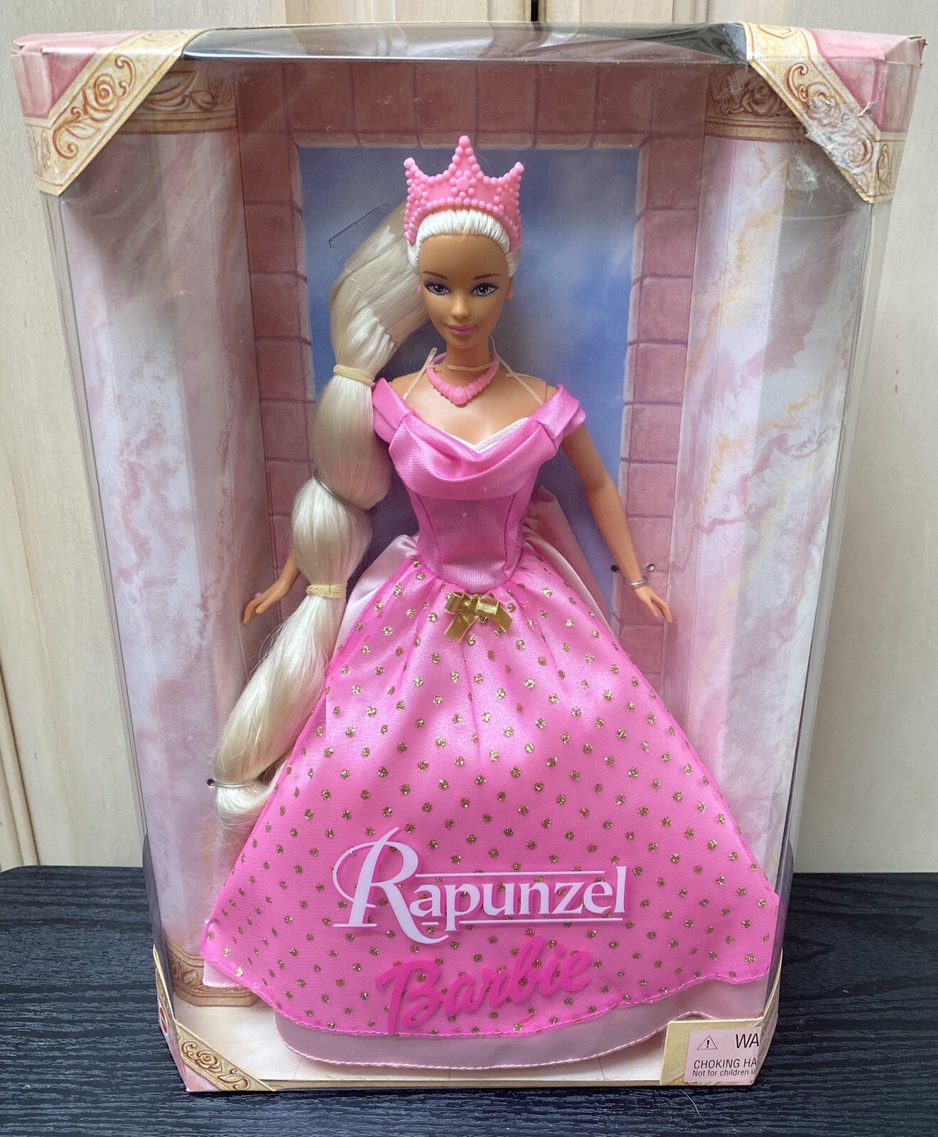 VINTAGE 1999 BLONDE BARBIE DOLL AS RAPUNZEL PINK DRESS – MATTEL #26757 ...