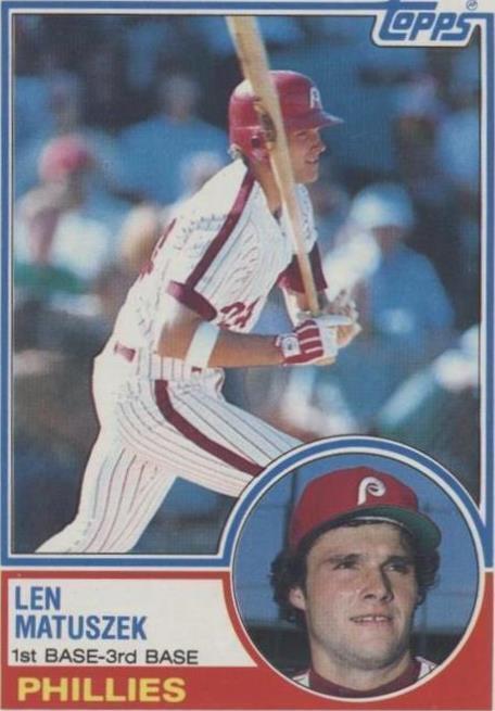 1983 Topps - Len Matuszek #357 (RC) for sale online | eBay