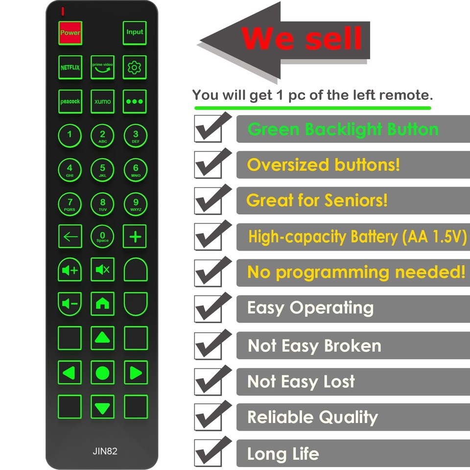 Replacement Remote Control for Element Xumo Stream Box Review 4K UHD ...