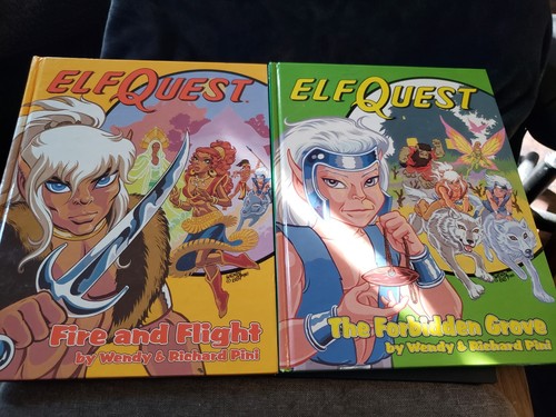ELFQUEST VOLUMES 1-2 First HARDCOVER Printing Richard Pini 1993 VG ...