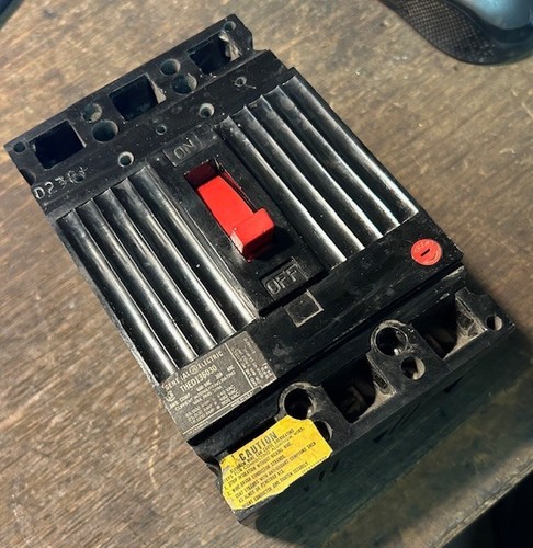 GE THED136030 Type THED High Tier Molded Case Circuit Breaker, 600 VAC ...