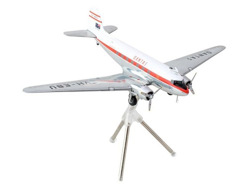 Douglas DC-3 Commercial Aircraft "Qantas Airways" (VH-EBU) White with ...