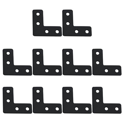 10pcs Corner Mount Flat Corner Brackets Right Angle Mending Repair ...