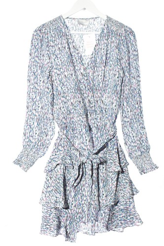 NEO NOIR Robe à volants Dames T 38 blanc cassé-bleu-rose style ...