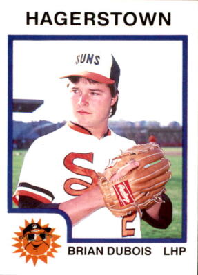 1987 Hagerstown Suns ProCards #4 Brian DuBois Braidwood Illinois ...