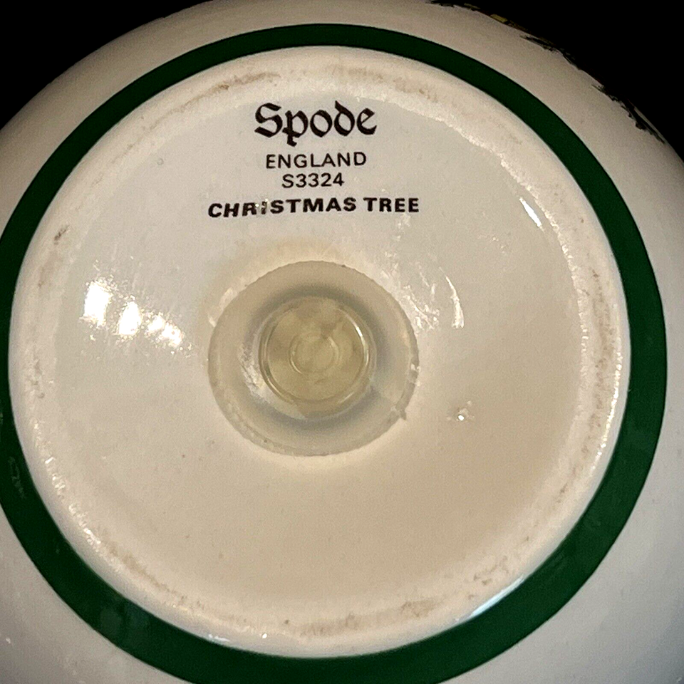 Vtg Spode Christmas Tree Design Pomander Potpourri Holder Ball Ornament ...