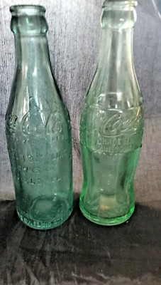 Lot of 2 Coca-Cola Bottles: Straight Sided Litchfield, ILL & Casper WY ...