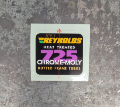 Reynolds 725 Frame Decal | eBay UK