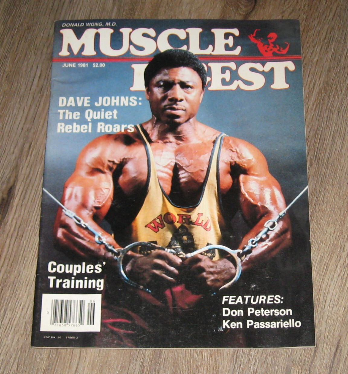 Muscle Digest magazin June 1981 Don Peterson DAVE JOHNS Frank Calta ...