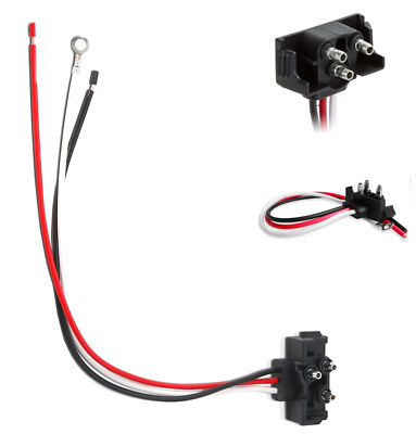 6x 3 Wire Pigtail Harness for 6" Oval Lights & 4" Round Lights of 12V ...