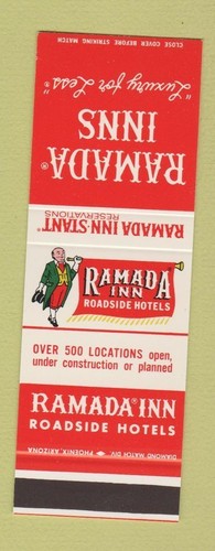Matchbook Cover - Ramada Inns SAMPLE | eBay